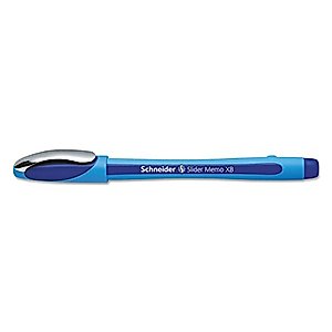 Schneider Slider Memo, Stick, Extrabold, 10 Pack, Blue (STW150203)