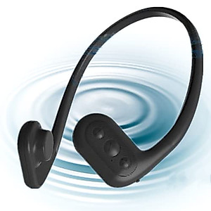 Bone Conduction Headphones Swimming, Tayogo IPX8 8GB Waterpoof Mp3 Player, Underwater Headsets for Swimming, Running, Cycling-Black