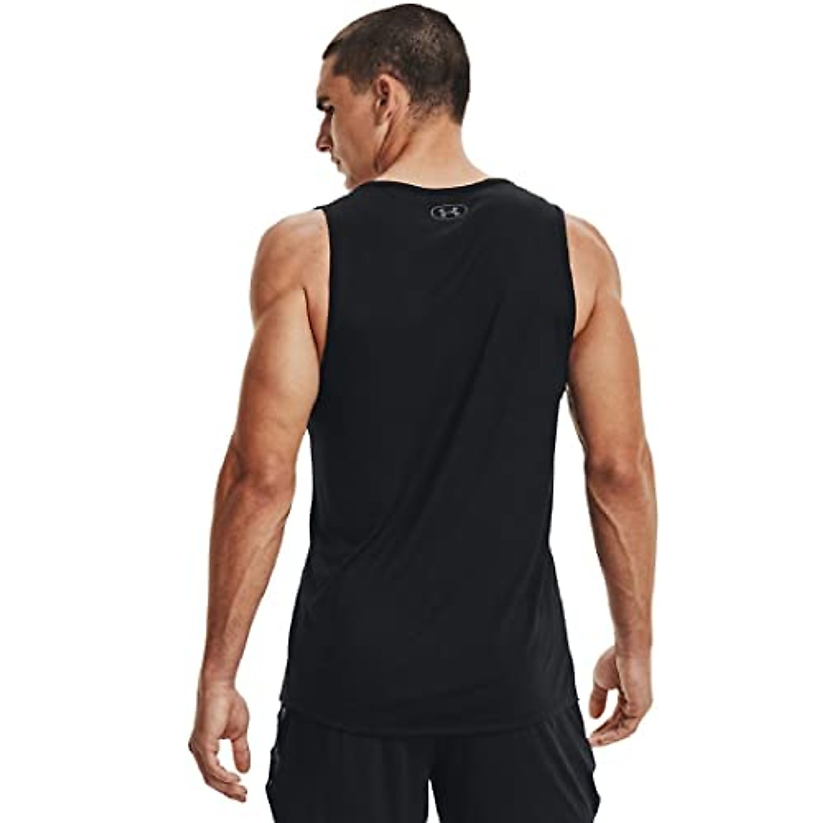 Under Armour Men's Tech 2.0 Tank Top , Black (001)/Pitch Gray , Medium
