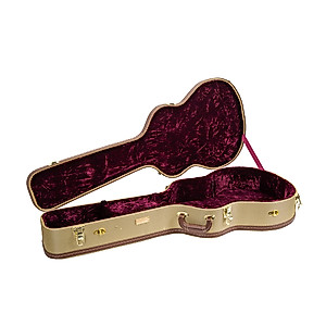 Crossrock Hard-Shell wood case for 11~12.5'' Openback Banjos with removable shoulder straps-Tweed(CRW700OBJTW)