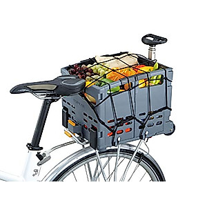 Topeak Cargo Net for Bike Tote and Basket, Black, 40 x 40 cm / 15.7” x 15.7”