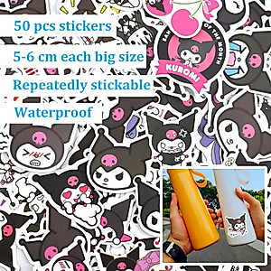 Koiswim Cute School Supplies Kawaii Stationery Gift Set, Including Gel Pens Notebook Pencil Cse Stickers Pins Badge Lanyard Sticky Note Bookmark (K)