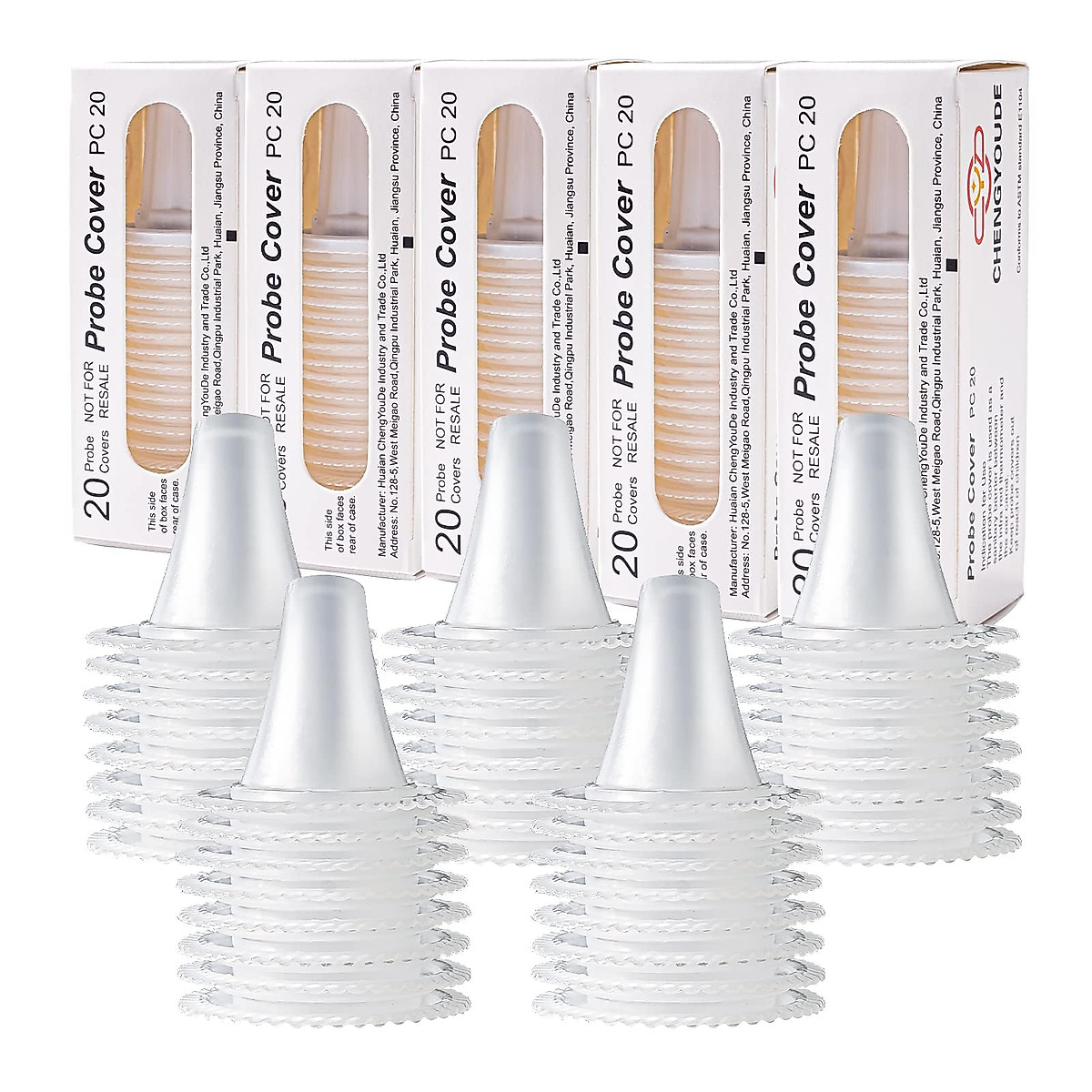 200X Ear Thermometer Probe Covers, Lens Filters, Refill Covers for All Braun themometer Models BPA Free Digital Disposable Covers