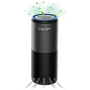 CALODY Portable Air Purifier, Car Air Purifier with H13 True HEPA Filter for Allergies, Smoke, Dust and Odor Eliminator, HEPA Air Purifier for Car Traveling Bedroom Office