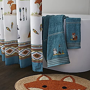 SKL Home by Saturday Night Ltd. Forest Animals Hand Towel, Teal