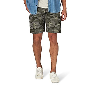 Lee Men's Extreme Motion Crossroad Cargo Short, Woodland Camo, 42