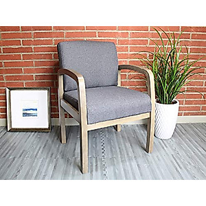 Boss Office Products Chairs Guest Seating, Slate Grey