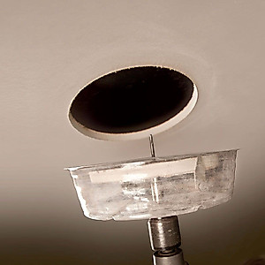 Klein Tools 53731 Hole Saw, Adjustable Saw Cutter with Dust Shield for Cutting Drywall and Ceiling Tile for Recessed Lights