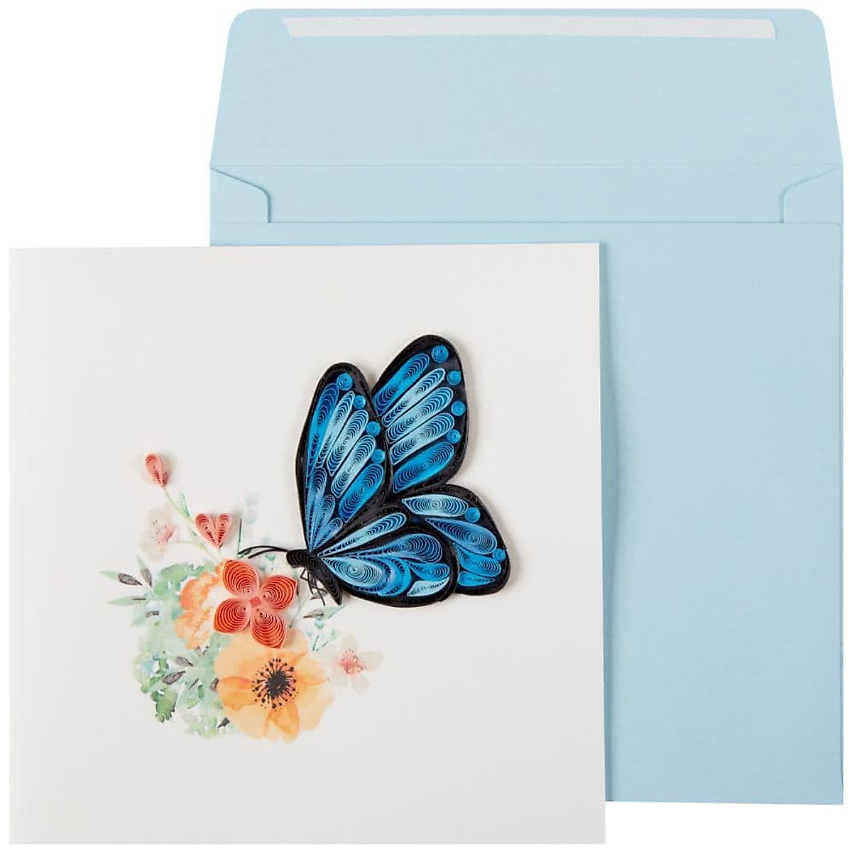 NIQUEA.D, Butterfly Quilling Birthday Card