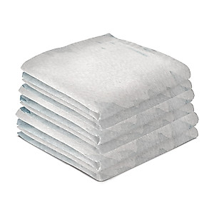 KEEPREAL Blue Watercolor Mountains Kitchen Dish Towel Set of 4 | 18 x 28 Inch Tea Towels | Ultra Soft and Absorbent Cleaning Cloths Set