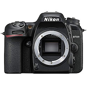 Nikon D7500 20.9MP DX-Format 4K Ultra HD Digital SLR Camera (Body Only) (Renewed) with AF-P DX NIKKOR 18-55mm f/3.5-5.6G VR Lens