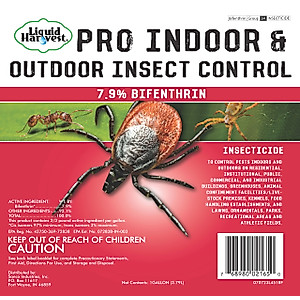 7.9% Bifenthrin Insecticide - Gallon - (Compare to Leading Brands) – Professional Insect Control - Kills on Contact - Fire Ants, Ticks & More