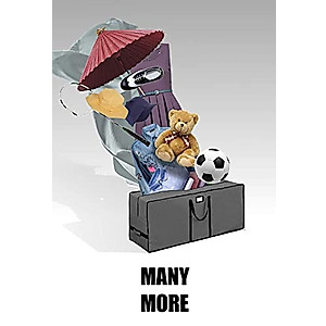 Christmas Tree Storage Bag, Waterproof Christmas Tree Storage, Fits Up to 7.5 ft Tall Artificial Disassembled Trees,Extra Large Heavy Duty Storage Container with Handles   (Grey, 47"x15"x20)