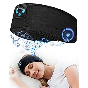 Fulext Wireless Headphones Headband for Sleeping, Bluetooth Sleep Headphones for Side Sleepers, Soft and Lightweight Eye Mask for Sleep, Ideal for Housework,Travel,Yoga,Workout,Running,Sports,Gift