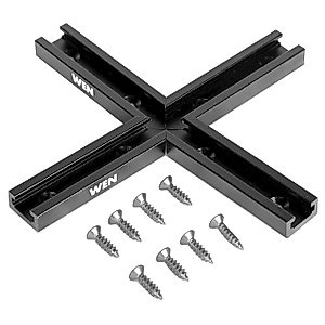 WEN 6-Inch Universal T-Track Intersection Kit for Woodworking (WAT001)