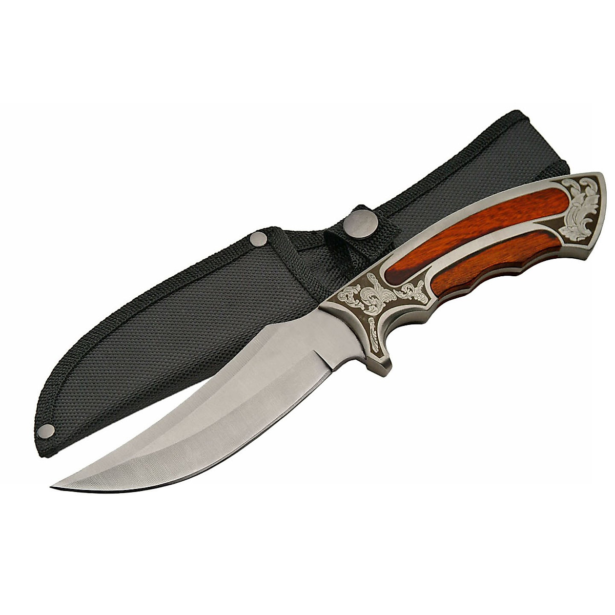 SZCO Supplies 10" Silver Gentleman Hunting Knife Stainless Steel Skinning Knife