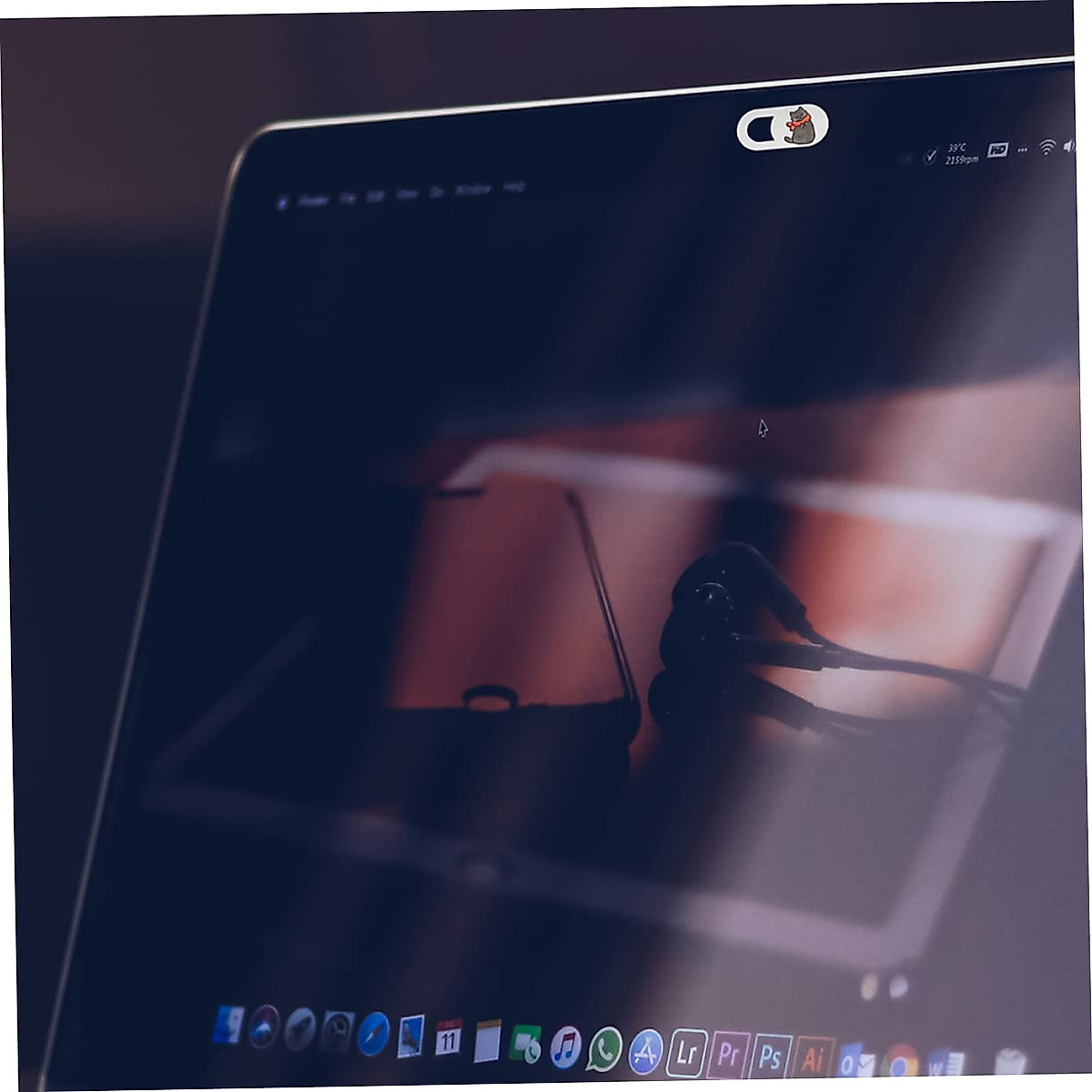 KOMBIUDA 9 Pcs Camera Cover Video Camera for Computer Phone Stickers Computer Tablet Webcam Shutter Laptop Camera Privacy Cover Web Blocker Privacy Protector Webcam Cover Protective Covers