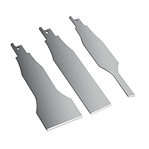 ASNOMY 4PCS Reciprocating Saw Scraper Blade, Multifunctional Stainless Steel Electric Scraper Tile Cleaning Tools for Concrete Floor, Wall Cleaning, Metal derusting