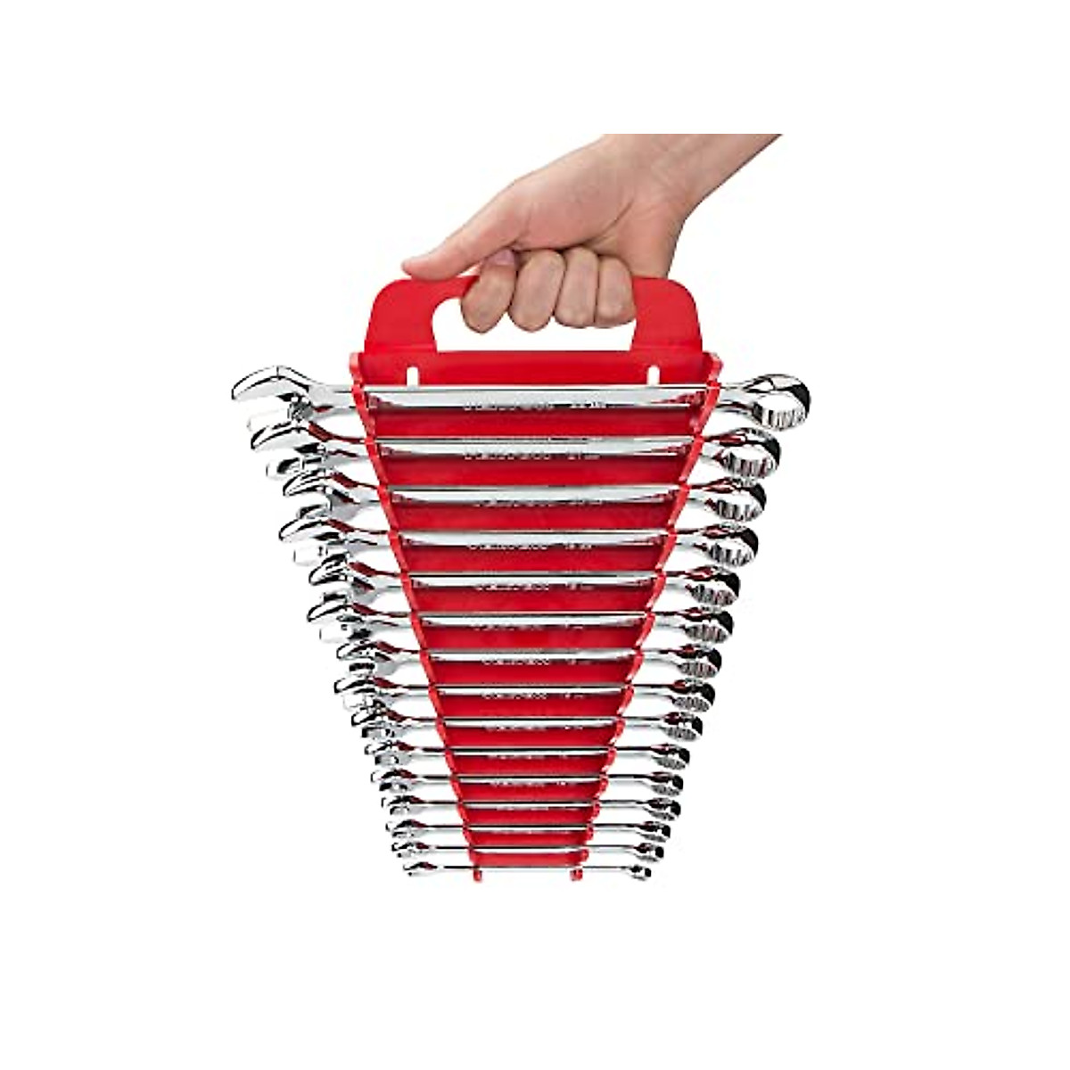 TEKTON Combination Wrench Set, 30-Piece (1/4-1 in., 8-22 mm) - Holder | 90191