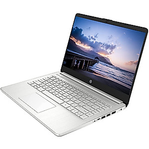 HP 14 Laptop, 14" FHD Display, AMD Ryzen 3 3250U Processor, 16GB DDR4 RAM, 512GB PCIe SSD, USB Type-C, Wi-Fi, Webcam, HDMI, Windows 11 Home, Silver