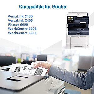 Cooaid Compatible VersaLink C400 C405 Waste Toner Box for Xerox VersaLink C400 C405 Phaser 6600 WorkCentre 6605N 6605DN 6655 Waste Toner Container (108R01124) 30K Pages