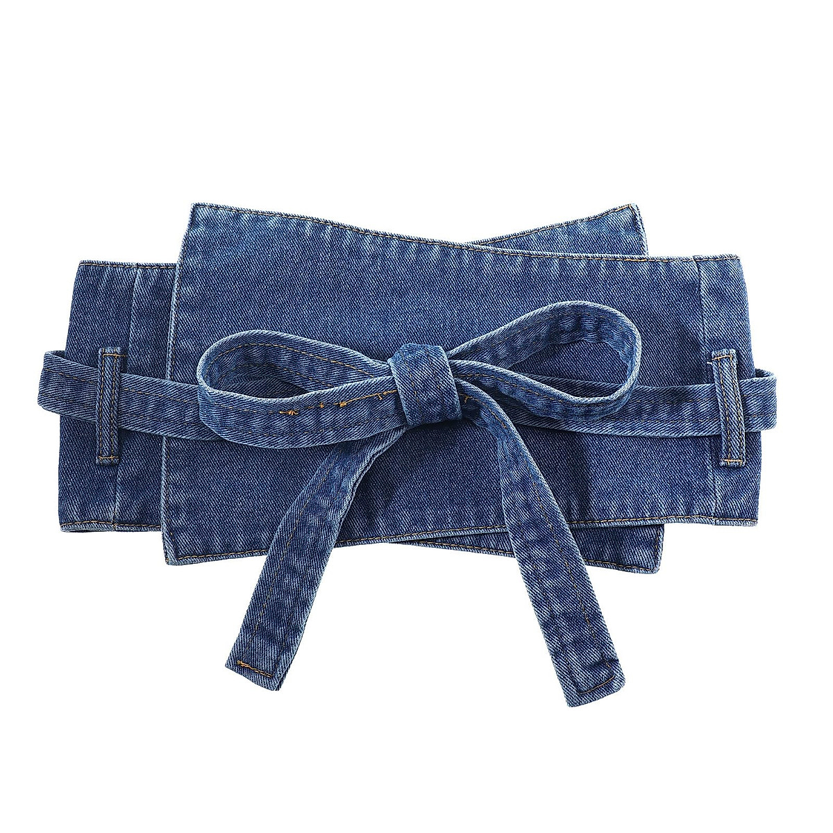 VALICLUD Women Denim Waist Cinch Belt Wide Corset Belts