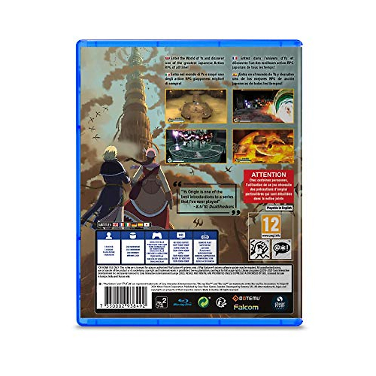 Ys Origin (Playstation 4)