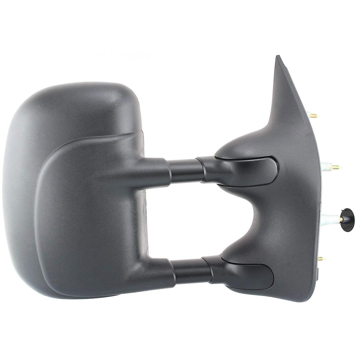 GO-PARTS - Towing Mirror for Ford Econoline Van 2003-2014, Right (Passenger), Manual Adjust and Folding, Non-Heated, Textured, Without Auto-Dimming, Blind Spot Detection, Memory & Signal Light,