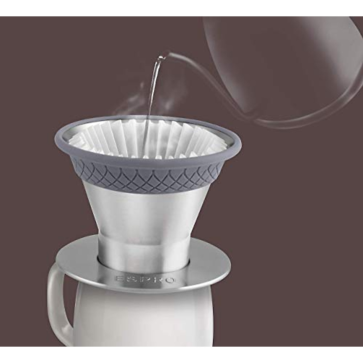 ESPRO BLOOM Pour Over Coffee Brewer - Paper Filters 100 Count