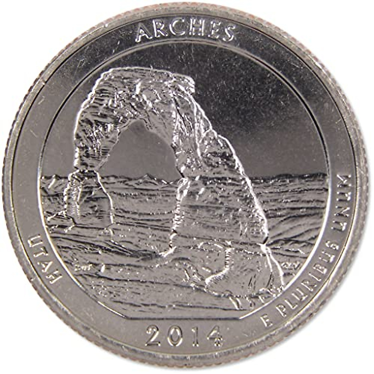 2014 S National Park Quarter 5 Coin Set Uncirculated Mint State Clad 25c