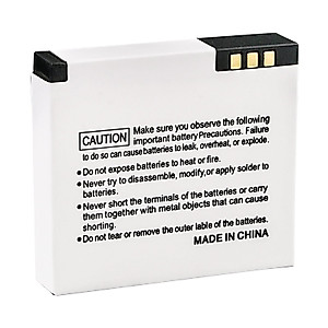 Kastar 3-Pack Battery and LTD2 USB Charger Compatible with Xiaomi YI AZ13-1, AZ13-2 Battery, Xiaomi Yi Action Camera, Yi 1 Action Camera, Xiaomi Xiaoyi 1080P 16.0MP CMOS Sports Action Camera Camcorder