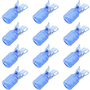 TAODAN 12PCS Portable Squid Jig Hook Protector Fishing Jigs Lure Covers Fishing Hook Cover Fishing Hook Bonnets Squid Jig Hook Protector Case Fishing Tackle Boxes Tools
