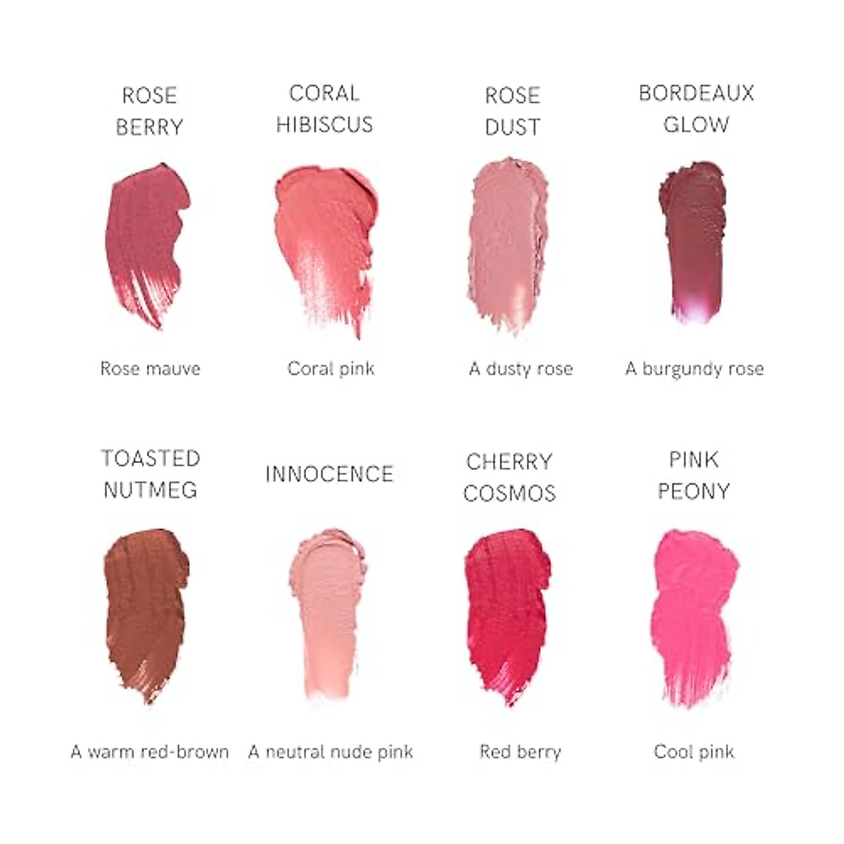 HAN Skincare Cosmetics Vegan, Cruelty-Free 3-in-1 Multistick for Cheeks, Lips, Eyes, Rose Dust