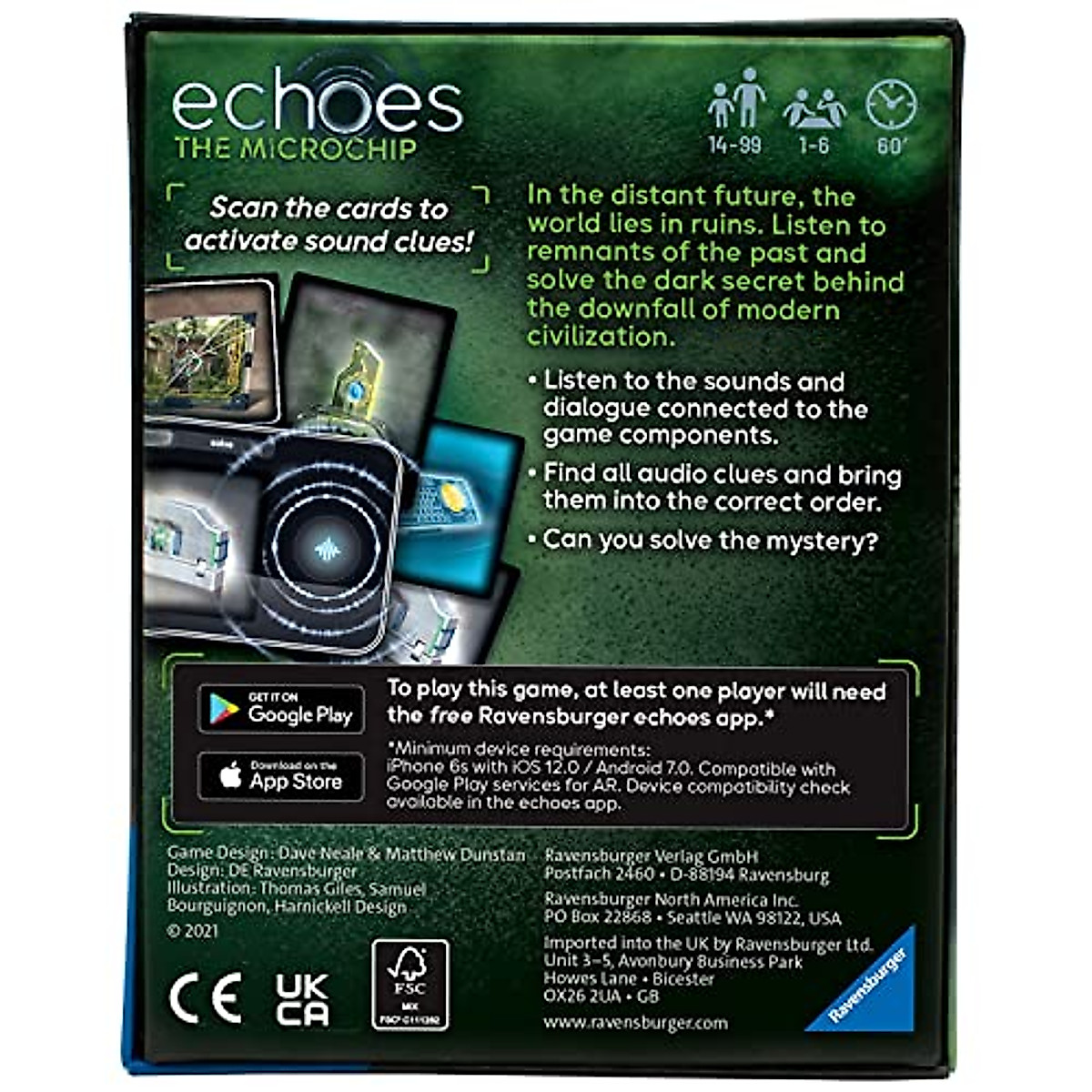 Ravensburger Echoes: The Microchip – A Thrilling and Immersive Audio Mystery Game for Ages 14 and up