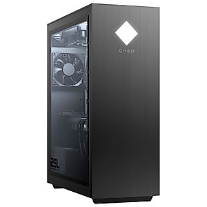HP Omen 25L GT12-0119 Gaming Desktop, AMD Ryzen 5 3600, HyperX 16GB DDR4-3200 SDRAM, 1TB HDD + 256GB SSD, NVIDIA GeForce RTX 2060, Windows 10 Home, 13Z14AA#ABL (Renewed)