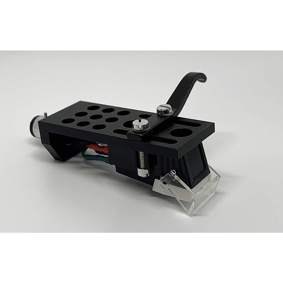 Pfanstiehl Cartridge and Stylus,Conical needle and Black Headshell with mounting bolts for Technics SL-1200,SL-1210,SL-1600,SL-1610,SL-1700,SL-235,SL-23A,SL-B2,SL-B202,SL-B205,SL-B3