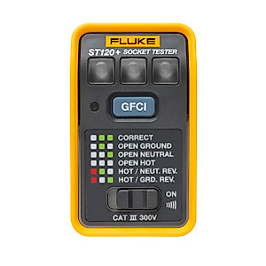 Fluke ST120+ GFCI Socket Tester with Audible Beeper