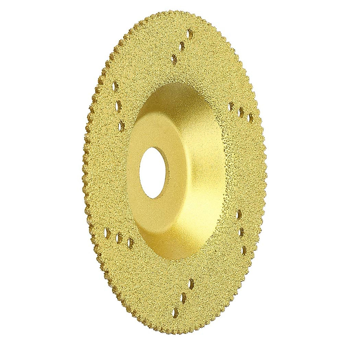 3.9" Diamond Grinding Disc, All Purpose Segmented Rim Diamond Blade for Cutting Rebar, Cast Iron, Concrete, Pavers, Tile, Granite, Laminate