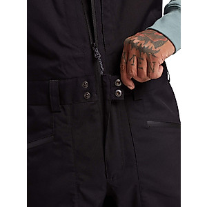 Burton Men's Reserve 2L Bib Pants, True Black, L