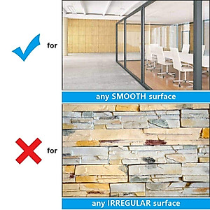 White Board Wallpaper, White Board Roll, Stick on White Boards for Wall, 1.5x11ft Peel and Stick Dry Erase Roll, Stain-Proof, Super Sticky Whiteboard Sticker Wall Decal for Wall/Table/Door,3 Markers