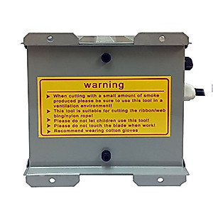 Bench Mount Electric Hot Knife Rope Cutter Set - 45 Watt, 2" Cutting Blade, Cleaning Brush, Allen Wrench (BMHK-HZ10)