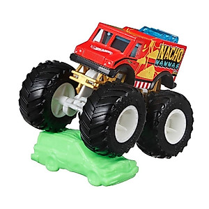 Hot Wheels Monster Trucks Nacho Mammas, Re Crushable 35/75 [Fast Foodie 2/6] red 2021