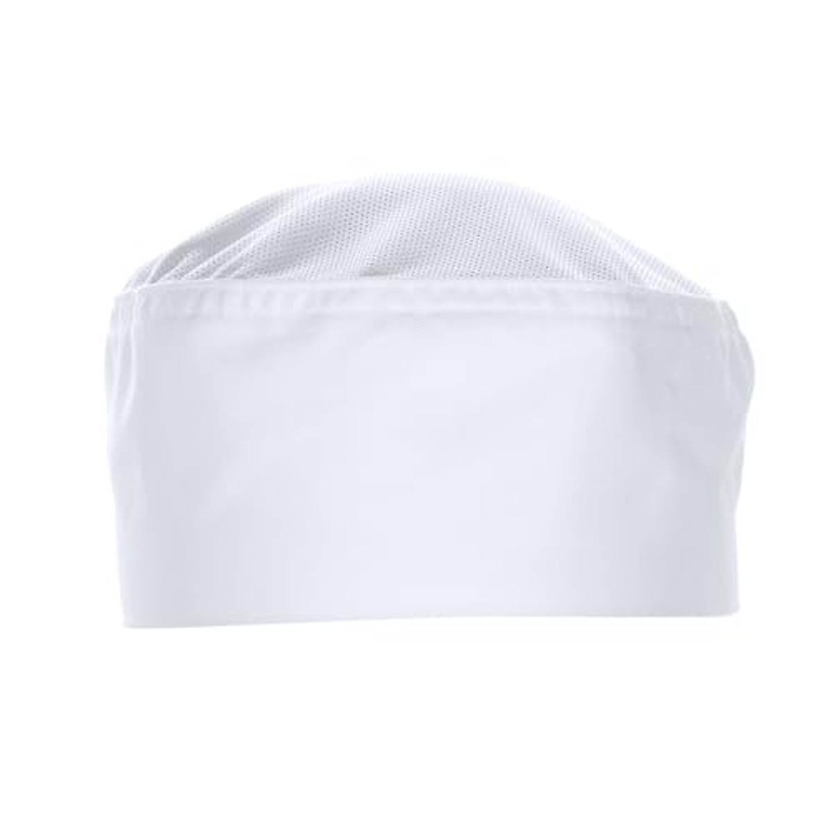 Chef Works Unisex Cool Vent Chef Beanie, White, Small/Medium