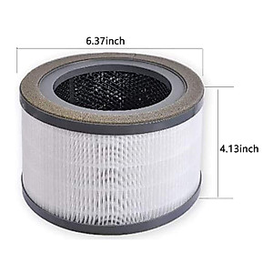 2 Pack Air Purifier Filters Replacement for Levoit Vista 200 Vista 200-RF Air Purifier
