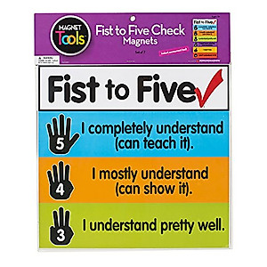 Dowling Magnets Fist to Five Check Magnets Chart