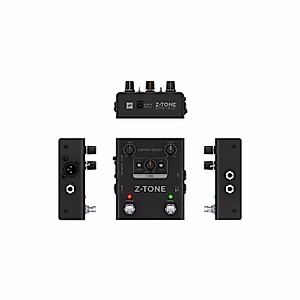 IK Multimedia Z-Tone Buffer Boost guitar preamp pedal with boost, Active/Passive pickup selector, switchable PURE/JFET Channels, true bypass and DI out for reamping/live use