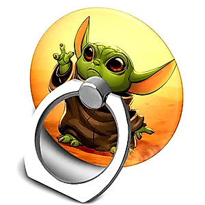 Cell Phone Ring Holder Stand, 360 Rotation Universal Smartphone Round Ring Grip Stand Compatible with Smartphones and Tablets (Baby )