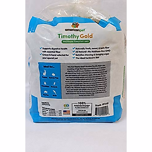 American Pet Diner 140 Timothy Gold Hay, 24 Oz,Blue