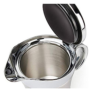 With Hinged Lid Insulated Gravy Boat (450ML/16 OZ) SU304 Stainless Steel Double Wall Gravy Warmer,Serving for Cream, Salad Dressing, Sauce