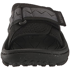 Merrell Women's Hut Ultra Slide Sandal, Black/Black, 7